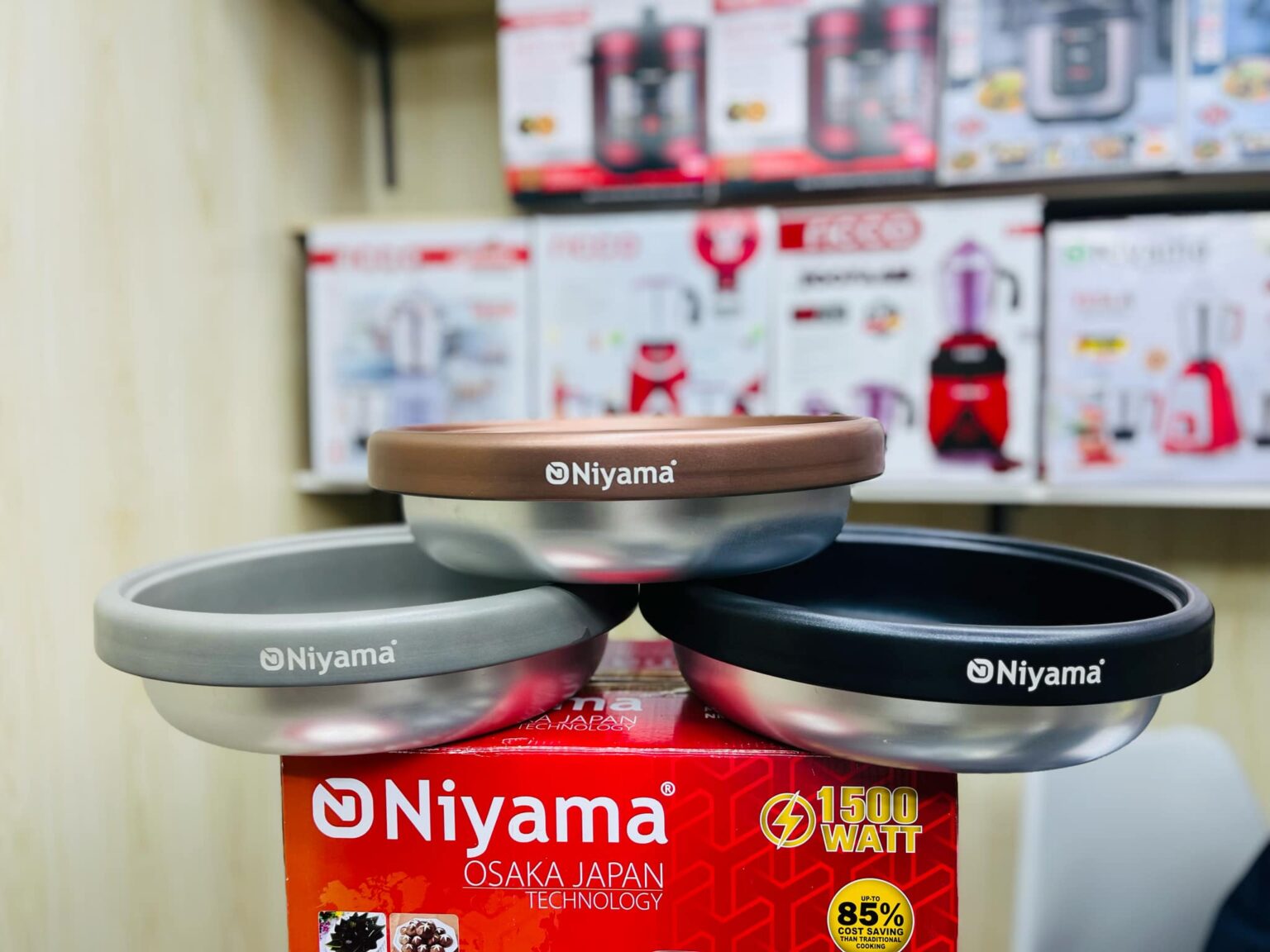 নিয়ামা জাপানি ইলেকট্রিক রোবট কুকার (৩ হাড়ি) ৫.৫ লিটার ১ ডাকনা / ৩ ডাকনা – Devine BD