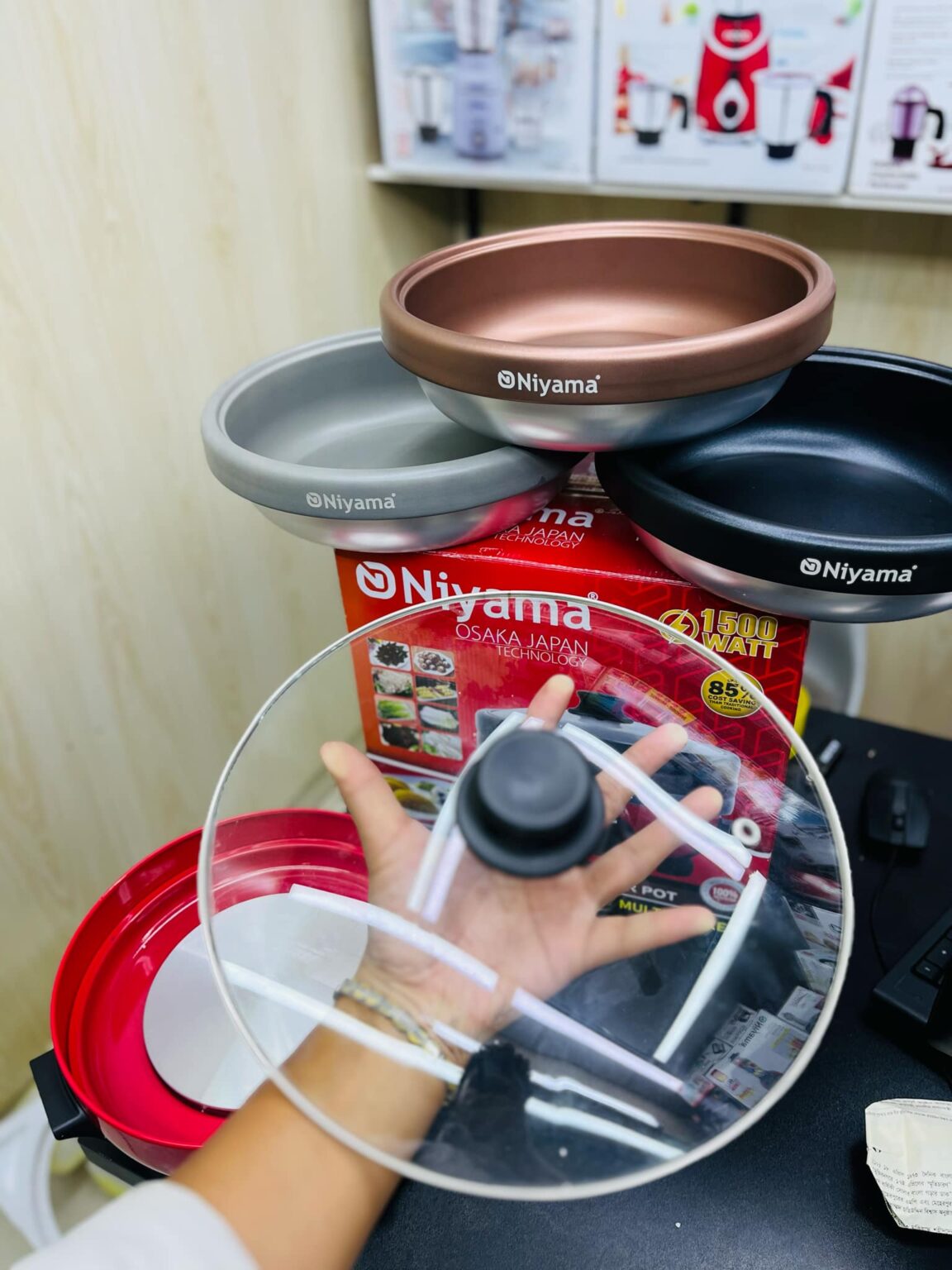 নিয়ামা জাপানি ইলেকট্রিক রোবট কুকার (৩ হাড়ি) ৫.৫ লিটার ১ ডাকনা / ৩ ডাকনা – Devine BD